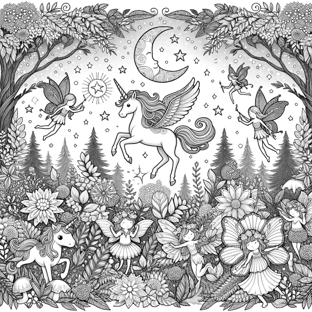 Enchanted Forest Fun: Magical Creatures Galore Unicorns - HuLaHo ...